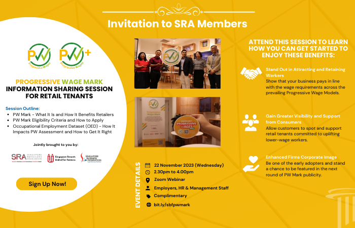 Progressive Wage Mark Information Sharing Session for Retail Tenants ...