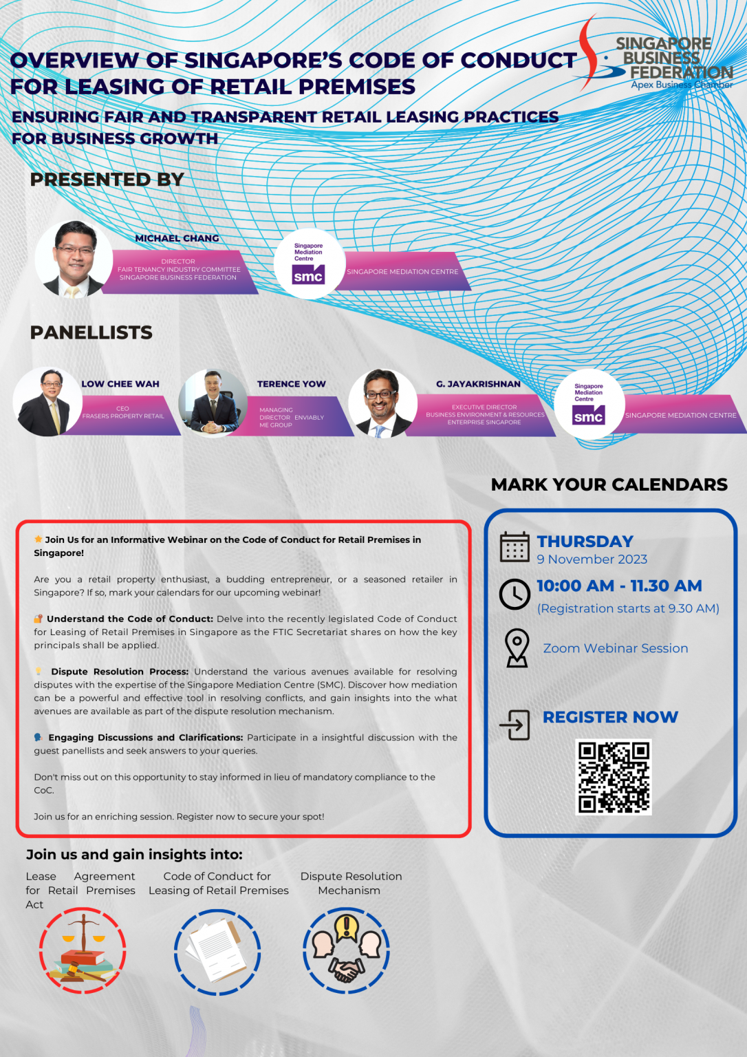 Webinar on Overview of Singapore's Code of Conduct for Leasing of ...