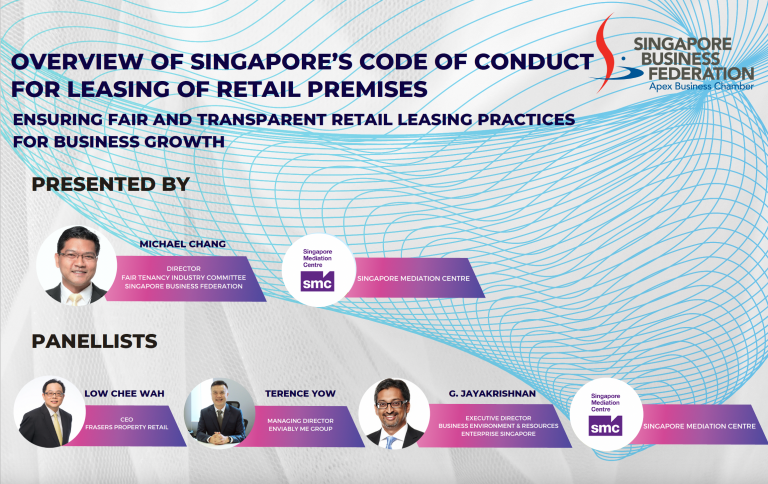 Webinar on Overview of Singapore's Code of Conduct for Leasing of ...