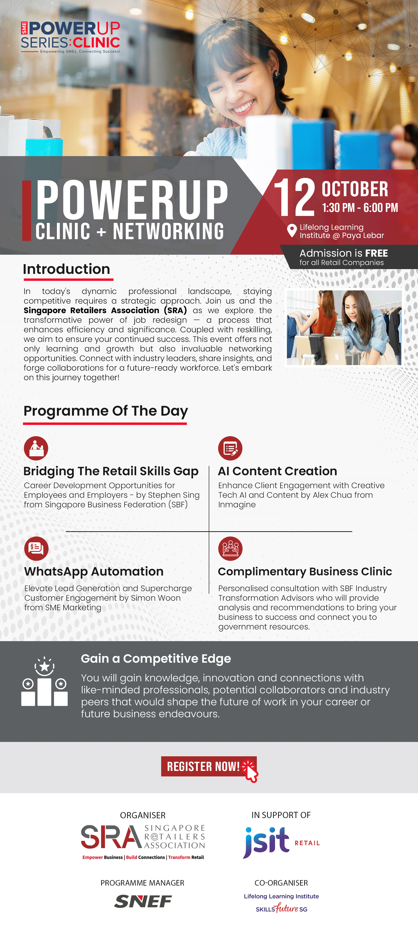 SRA PowerUp Series: Business Diagnostic Clinic and Networking (JSIT-R ...